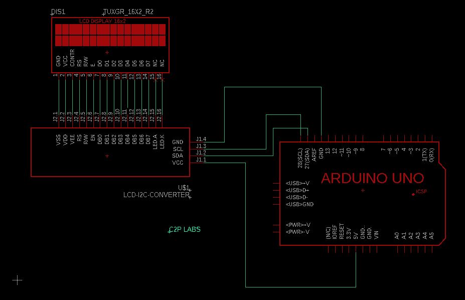 Alphanumeric Lcd Interfacing With Arduino Using I2c Lcd Module C2p Labs